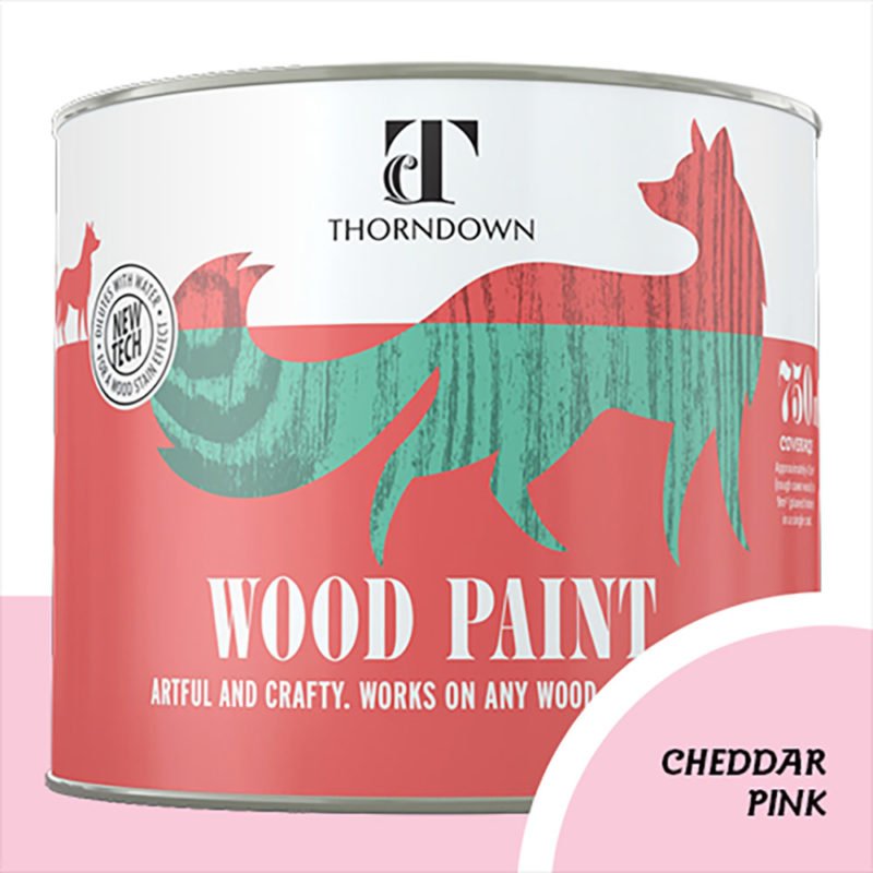 Cheddar Pink Wood Paint | Thorndown Wood & Glass Paints