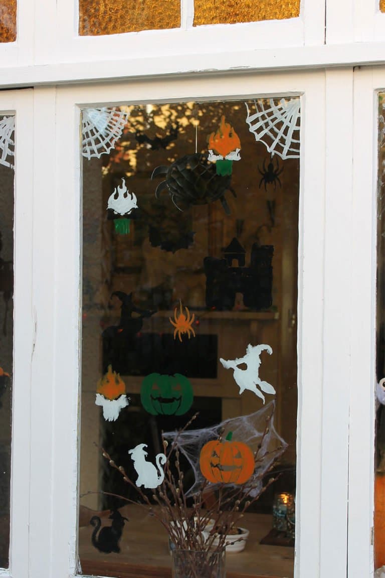 Halloween Decorating with Peelable Glass Paint - Thorndown Paints ...