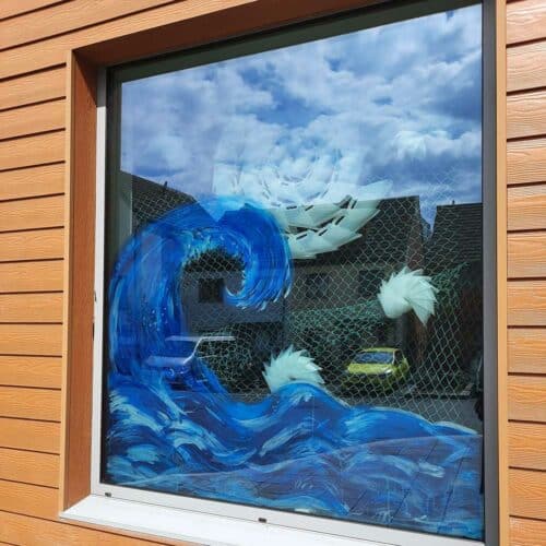 Painting Shop Windows with Peelable Glass Paint - Thorndown Paints ...