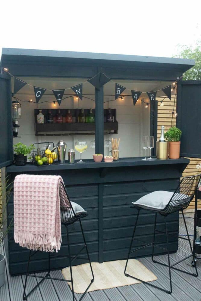 Wood Paint for Outside Timber Garden Bar - Thorndown Paints - Wood ...