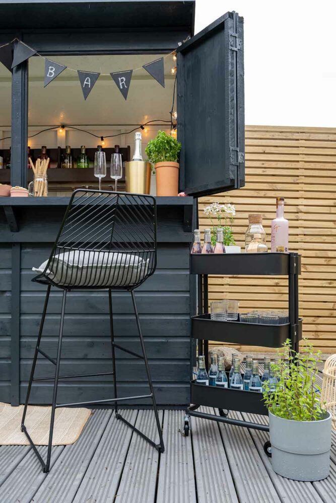 Wood Paint for Outside Timber Garden Bar - Thorndown Paints - Wood ...